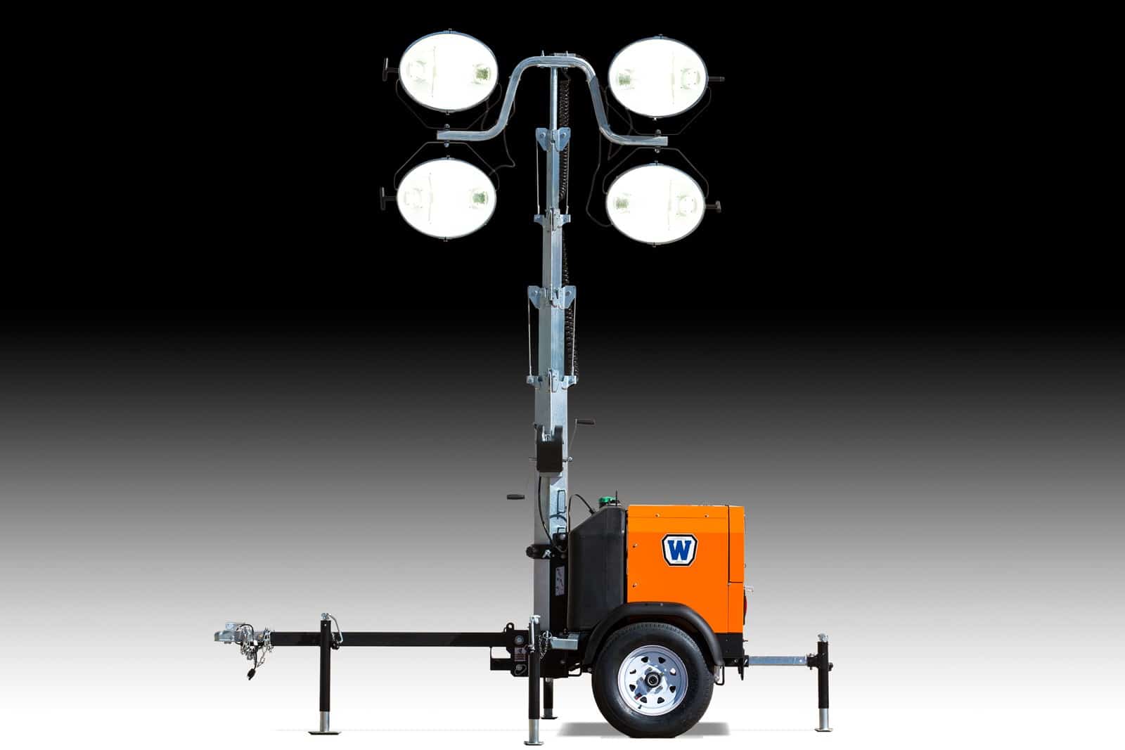 Compact Diesel Light Towers - Highway Signing