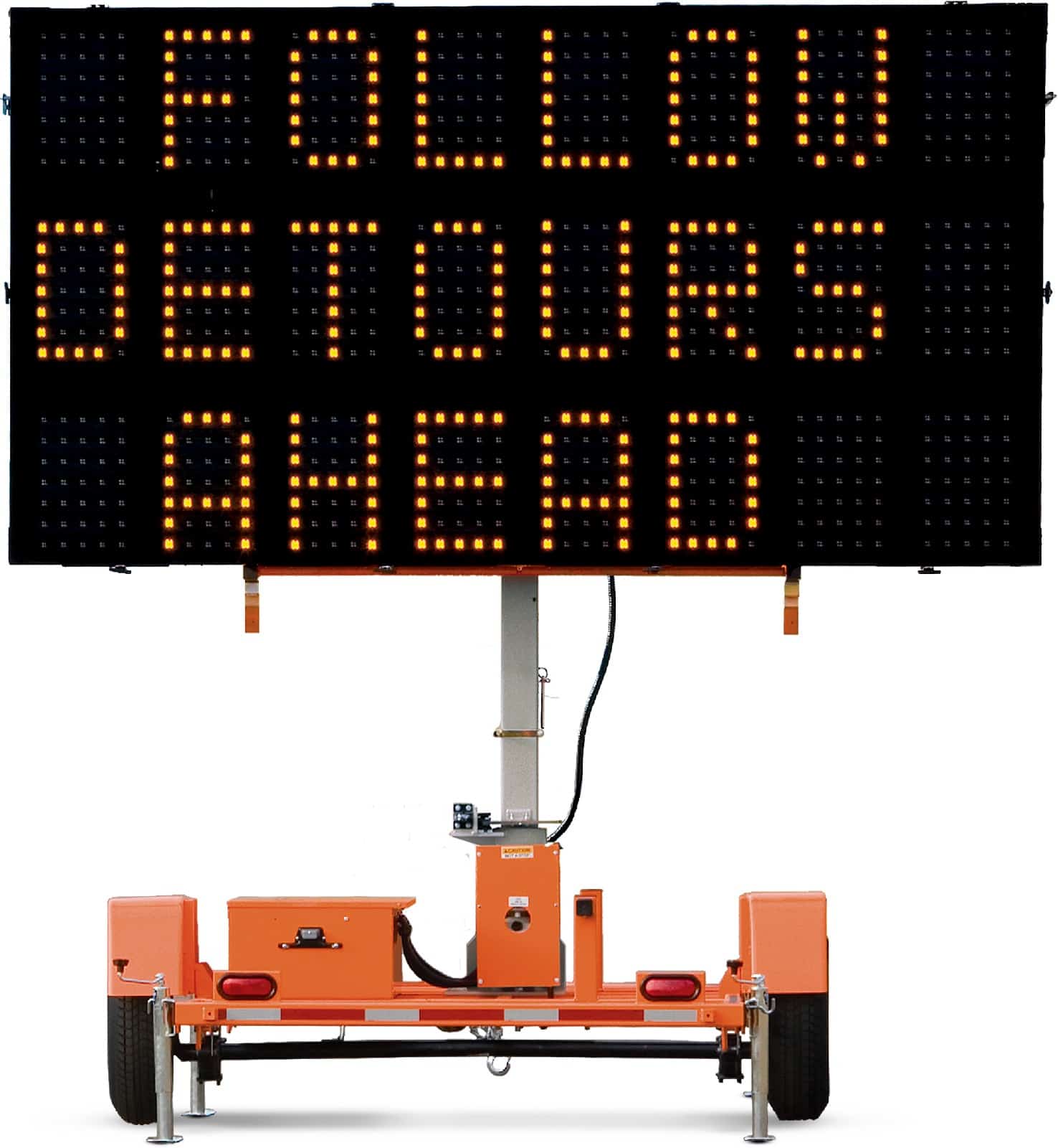 Three-Line Message Board - Highway Signing